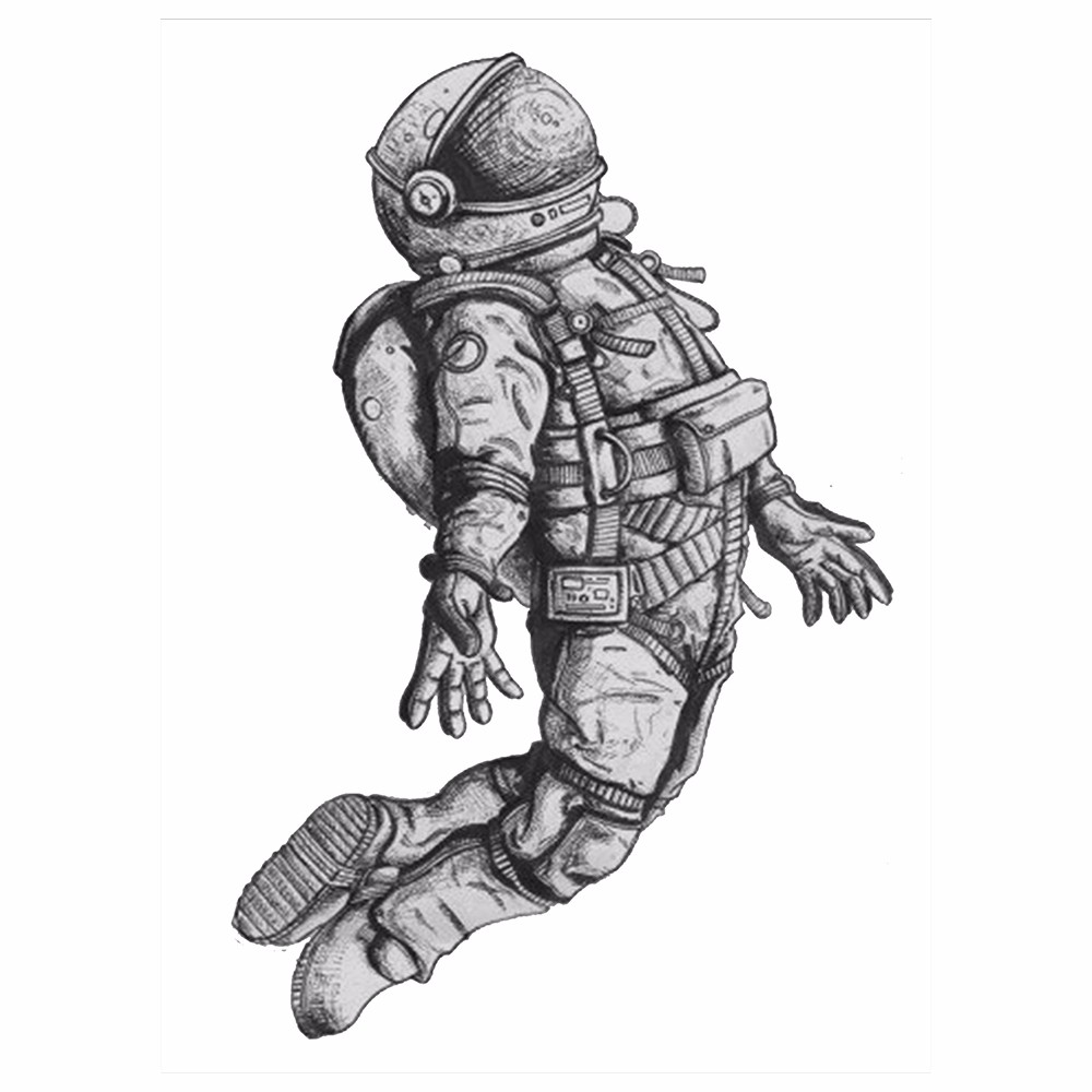 Spaceman Tattoo - free shipping worldwide